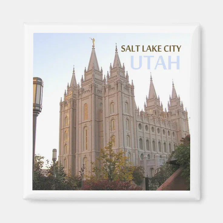 Salt Lake City Utah Travel Souvenir Fridge Magnet | Zazzle