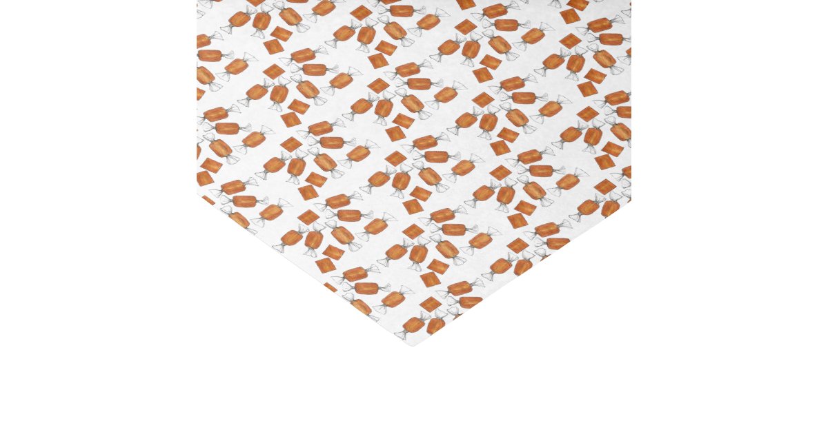 Salted Caramel Candy Candies Sweets Candymaking Tissue Paper | Zazzle