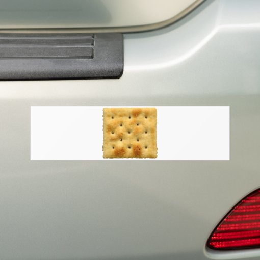 Saltine Soda Crackers Bumper Sticker | Zazzle