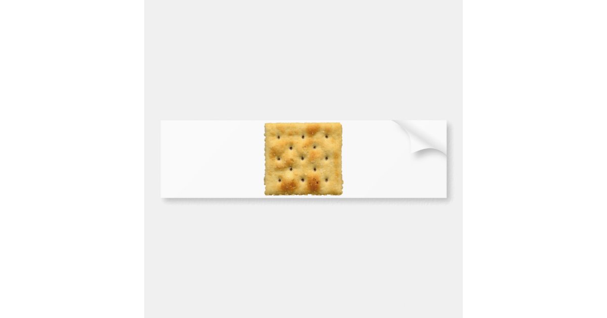 Saltine Soda Crackers Bumper Sticker | Zazzle
