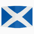 Saltire ~ Flag of Scotland 3 Ring Binder | Zazzle