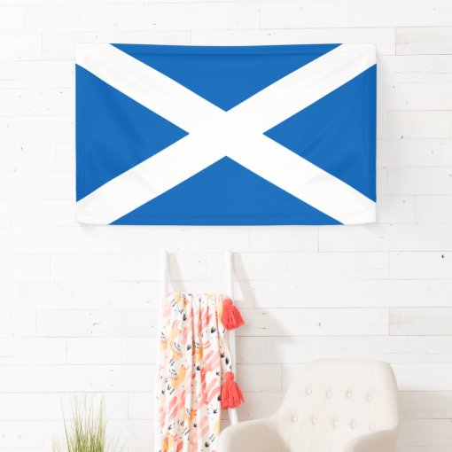 Saltire ~ Flag of Scotland Banner | Zazzle