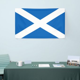 Saltire ~ Flag of Scotland Banner | Zazzle