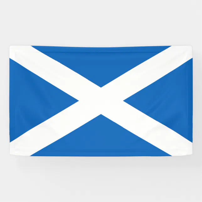 Saltire ~ Flag of Scotland Banner | Zazzle