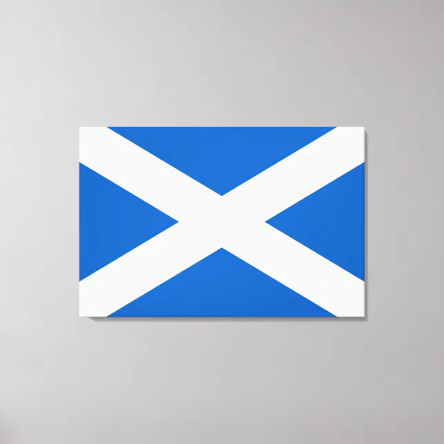 Saltire ~ Flag of Scotland Canvas Print | Zazzle