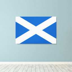 Saltire ~ Flag of Scotland Canvas Print | Zazzle