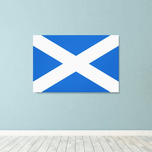 Saltire ~ Flag of Scotland Canvas Print | Zazzle