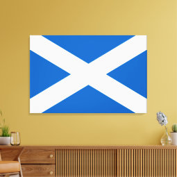 Saltire ~ Flag of Scotland Canvas Print | Zazzle