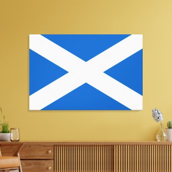 Saltire ~ Flag of Scotland Canvas Print | Zazzle