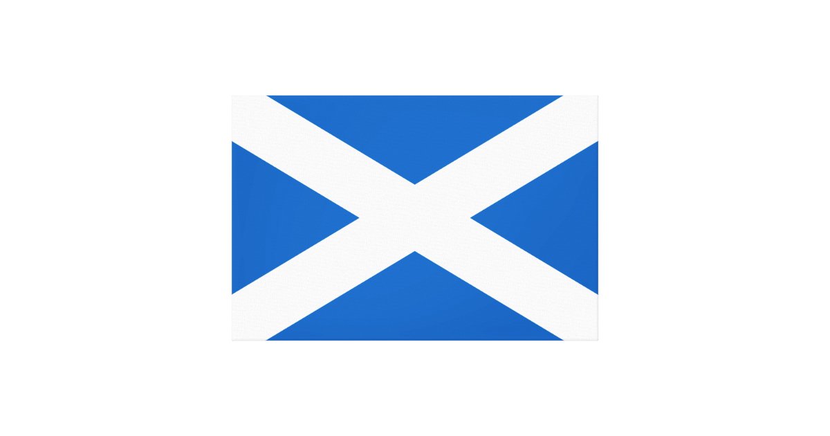 Saltire ~ Flag of Scotland Canvas Print | Zazzle