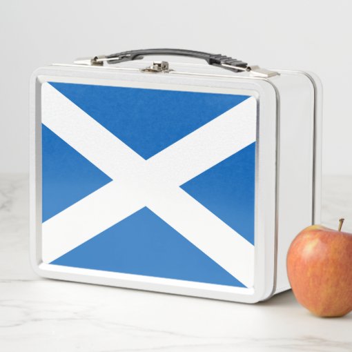 Saltire ~ Flag of Scotland Metal Lunch Box | Zazzle