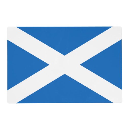 Saltire ~ Flag of Scotland Placemat | Zazzle