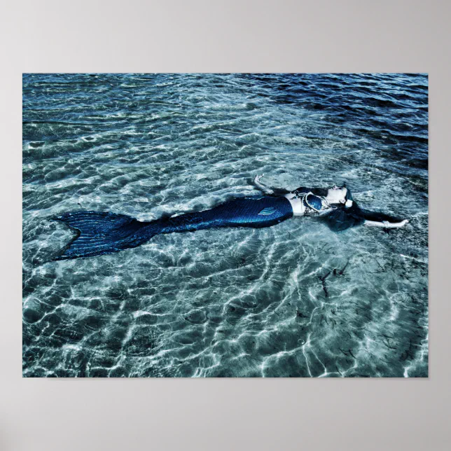 Saltwater Mermaid Poster | Zazzle