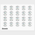 Salty Puns Are Sodium Funny Chemistry Salt Pun Classic Round Sticker ...