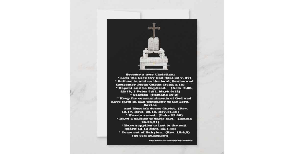 Salvation card | Zazzle