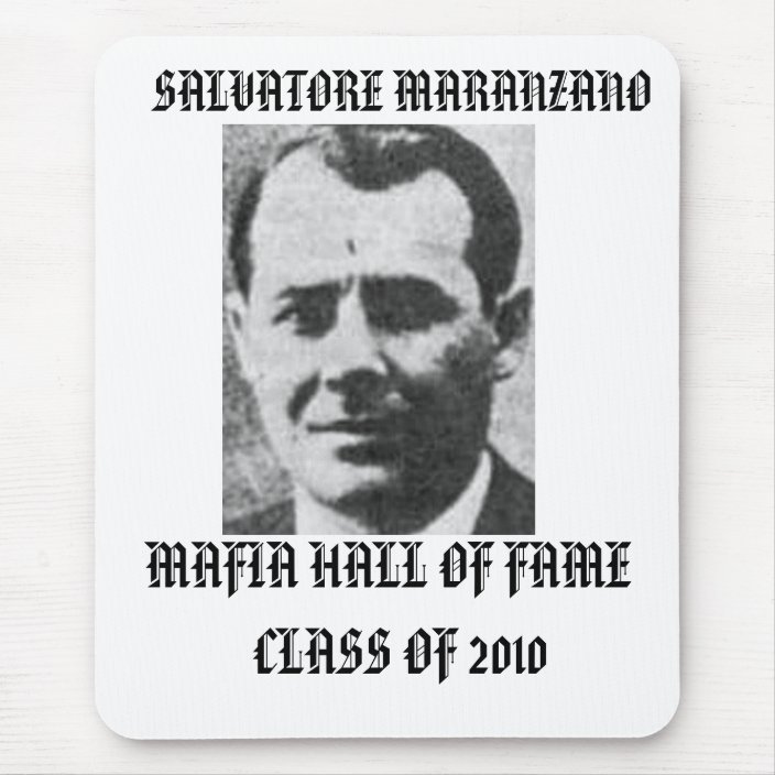 Salvatore Maranzano Mafia Mouse Pad | Zazzle.com