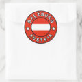 Salzburg Austria Classic Round Sticker | Zazzle
