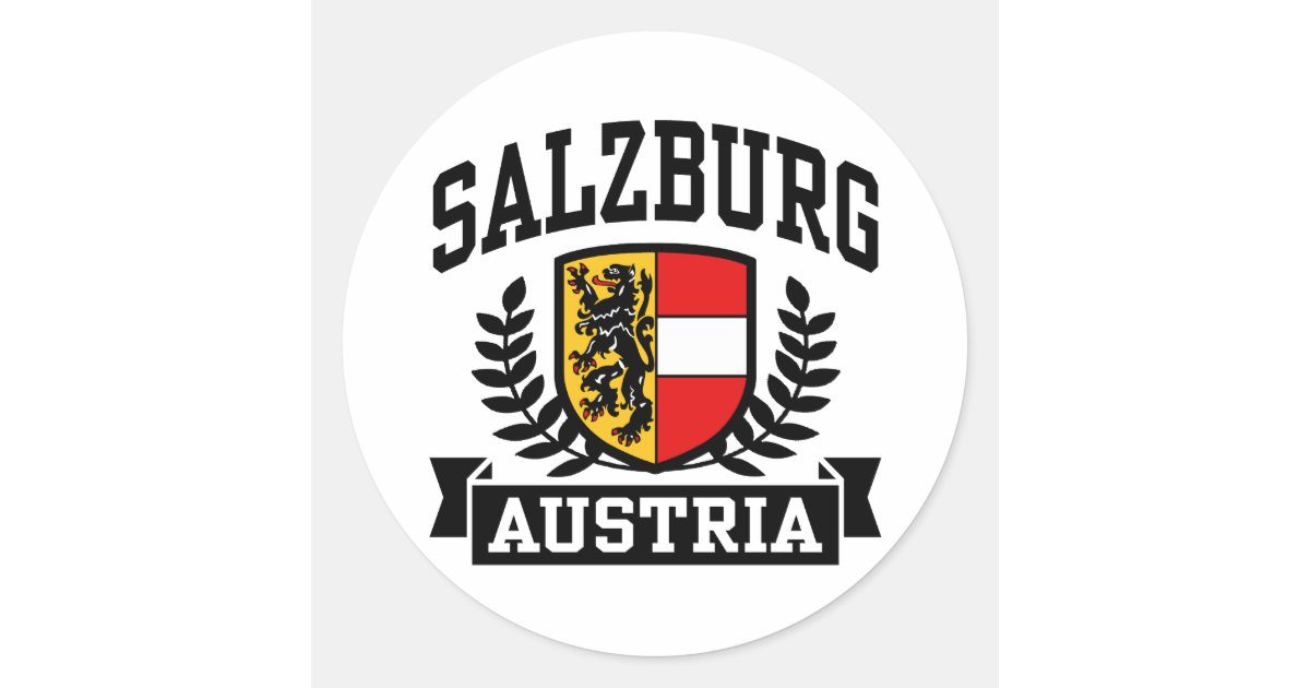 Salzburg Austria Classic Round Sticker | Zazzle