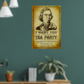Sam Adams Tea Party Customizable Event Poster | Zazzle