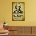 Sam Adams Tea Party Customizable Event Poster | Zazzle