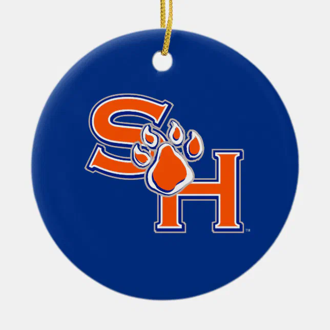 Sam Houston Athletic Mark Ceramic Ornament | Zazzle