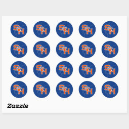 Sam Houston State Basketball Classic Round Sticker | Zazzle