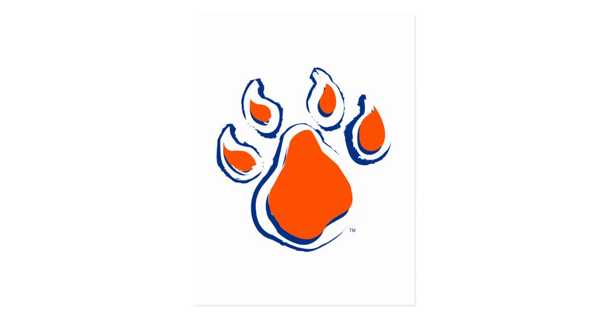 Sam Houston State Bearkat Paw Postcard | Zazzle.com