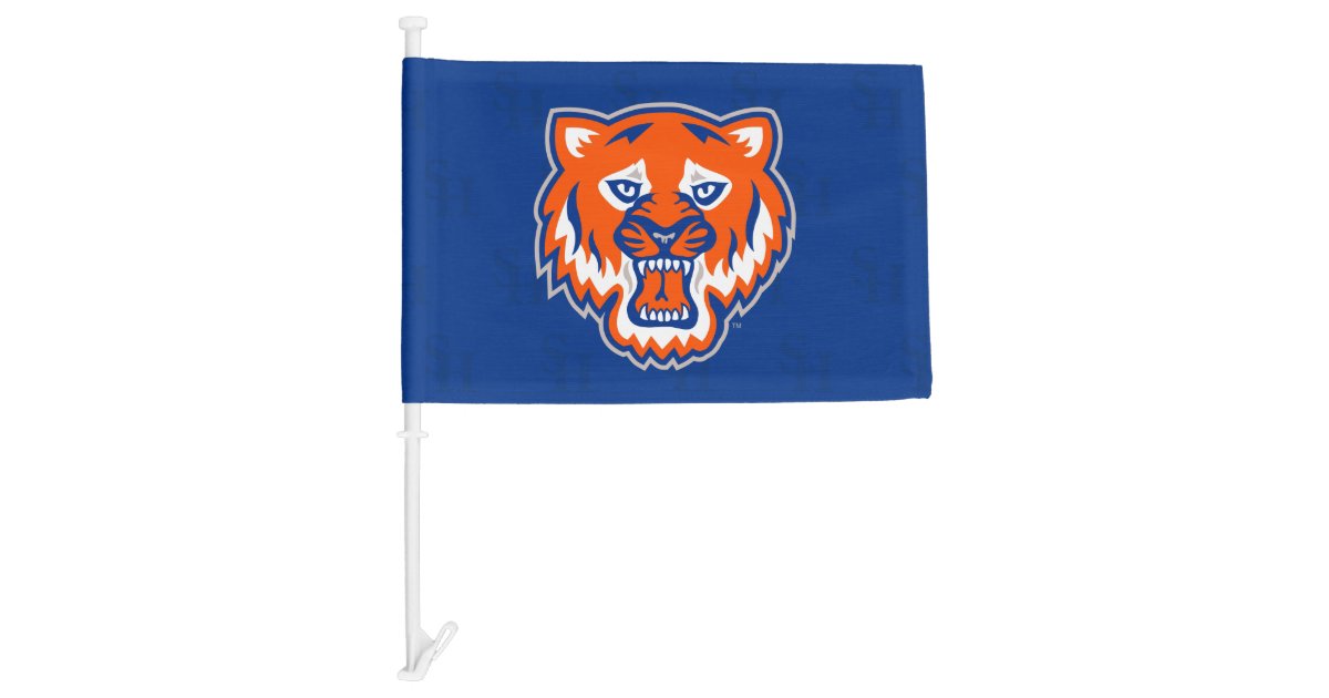 Sam Houston State Logo Watermark Car Flag | Zazzle