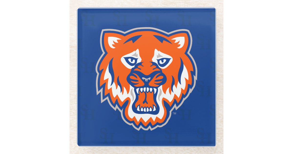 Sam Houston State Logo Watermark Glass Coaster | Zazzle