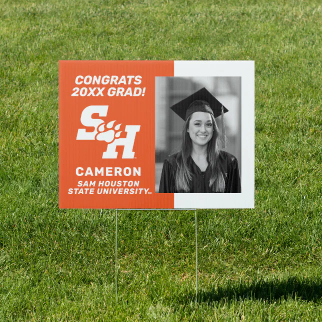Sam Houston State University | Congrats Grad Sign | Zazzle