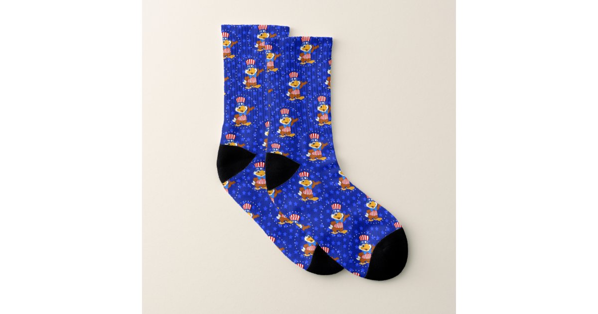 sam the USA Eagle Socks | Zazzle