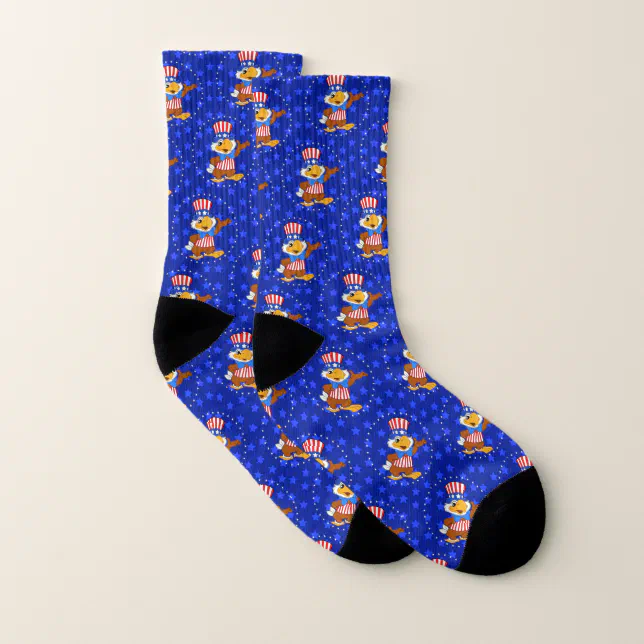 sam the USA Eagle Socks | Zazzle