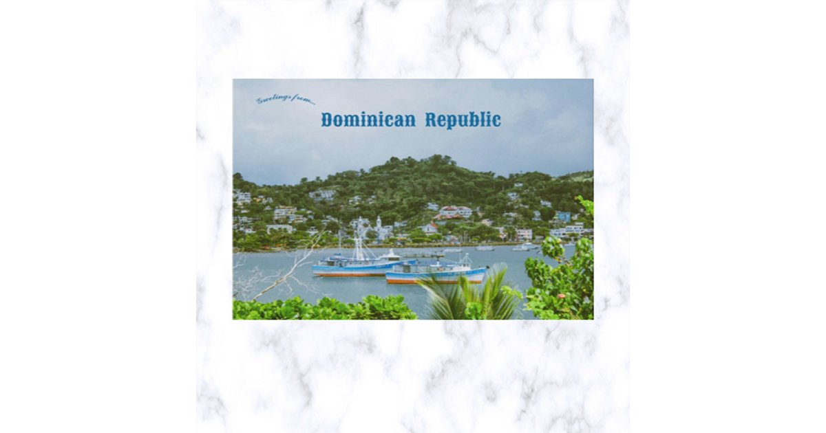 Samana Dominican Republic Postcard | Zazzle