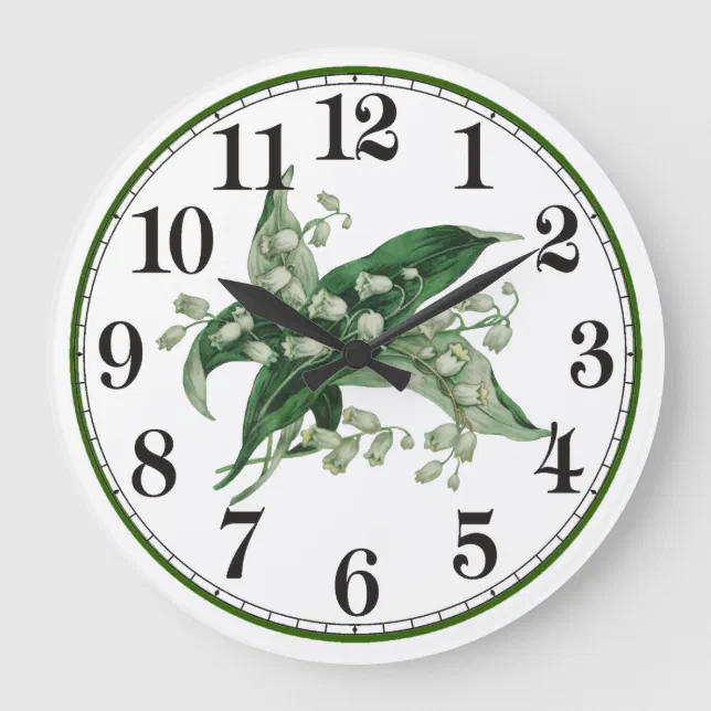 Samantha Lily 2 Large Clock | Zazzle