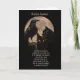 Samhain Cards with Raven and Black Cats Blessing | Zazzle