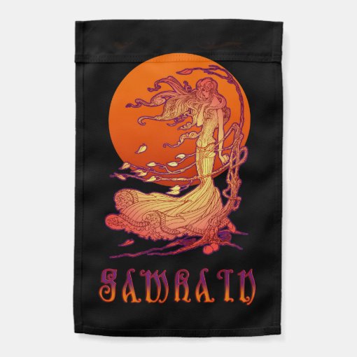 Samhain Garden Flag | Zazzle