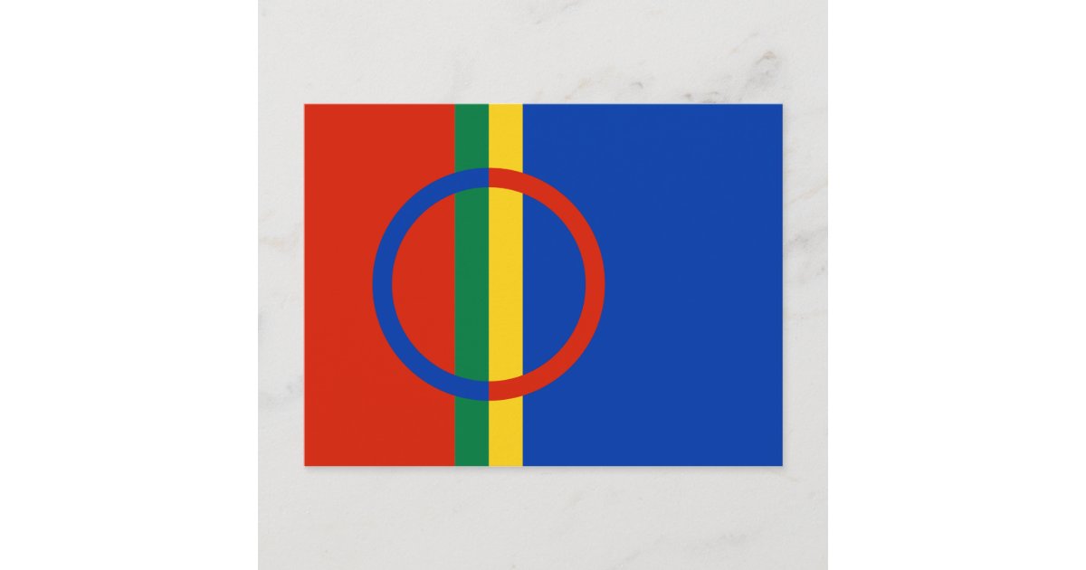 Sami Flag Postcard | Zazzle