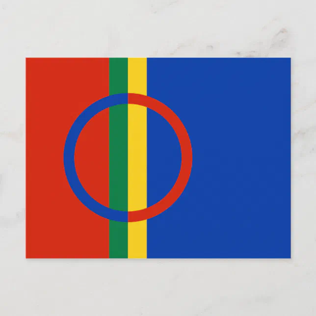 Sami Flag Postcard | Zazzle