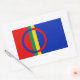 Sami Flag Rectangular Sticker | Zazzle