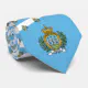 Sammarinese Flag & Coat of Arms ,San Marino Flag Neck Tie | Zazzle