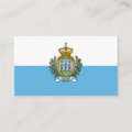 Sammarinese Flag, Flag of San Marino Business Card | Zazzle