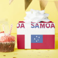 Samoa and Samoan Flag Wrapping Paper | Zazzle