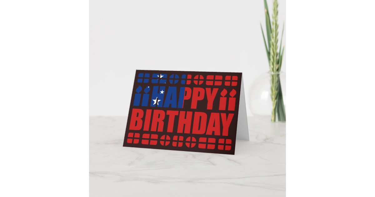 Samoa Flag Birthday Card | Zazzle