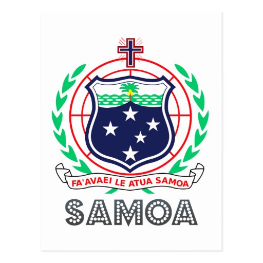 Samoan Emblem Postcard | Zazzle