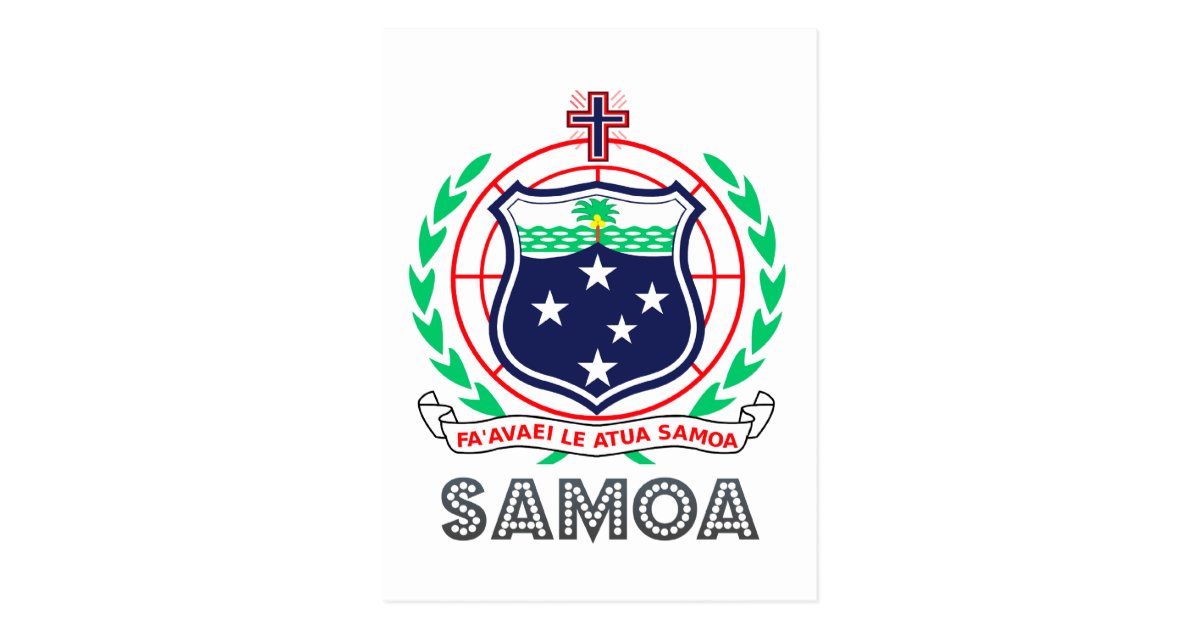 Samoan Emblem Postcard | Zazzle