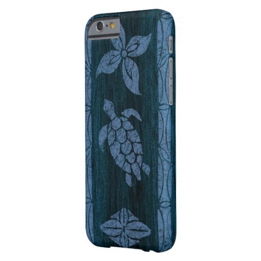 Samoan Tapa Hawaiian Faux Wood Surfboard Case-Mate iPhone Case | Zazzle