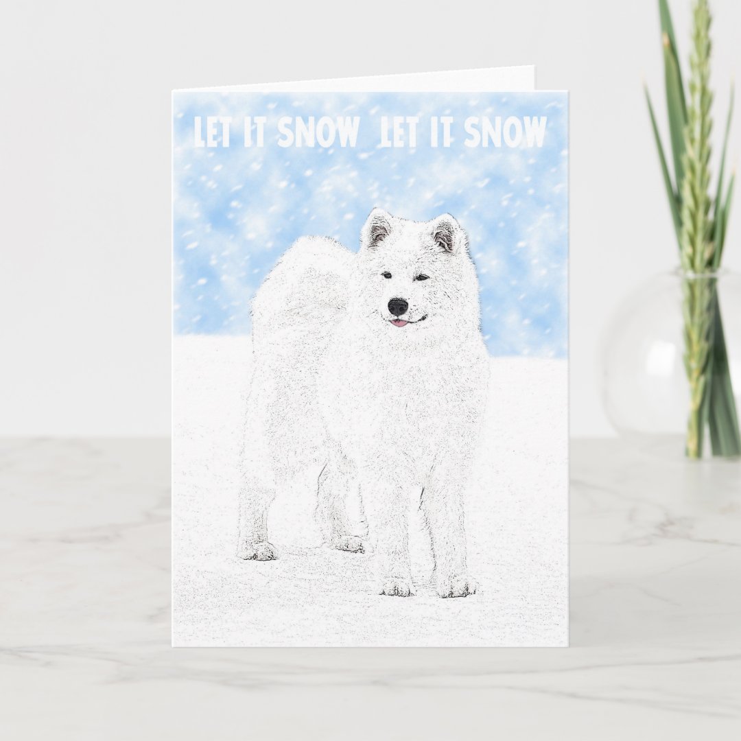 Samoyed Christmas Card | Zazzle