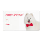 Samoyed dog beautiful photo blank address labels | Zazzle.com