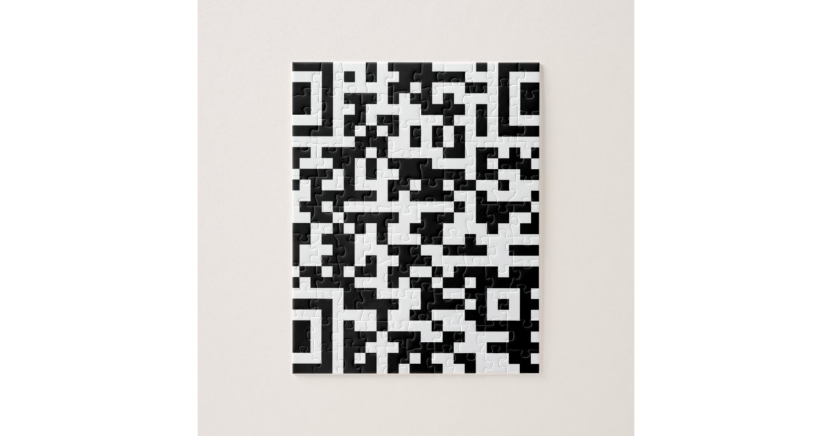 Sample Bitcoin QR Code Jigsaw Puzzle | Zazzle