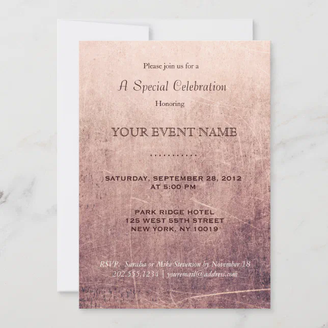 Sample Invitation | Zazzle